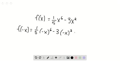 ⏩solveddetermine Whether Each Function Is Even Oddor Neither