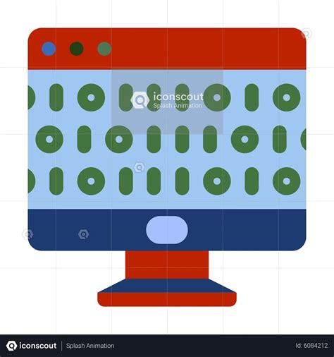 Binary Code Animated Icon Free Download Crime And Security Animated