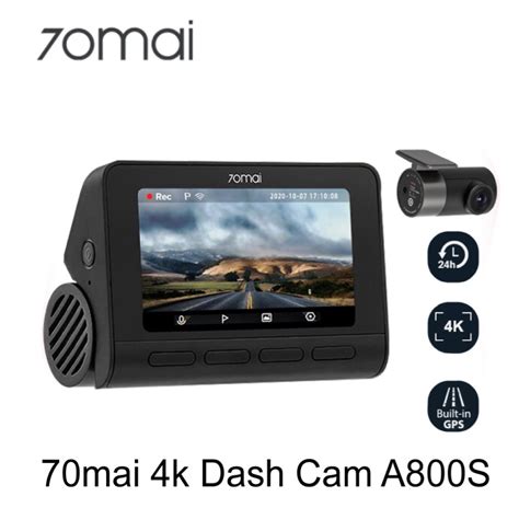 Xiaomi 70mai Dash Cam 4k A800S GPS ADAS, Mobile Phones & Gadgets, Other ...