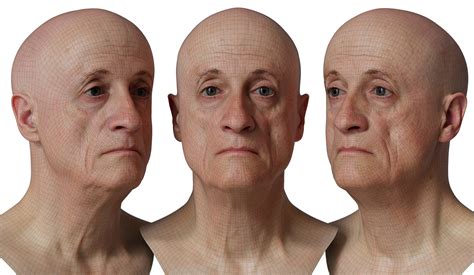 Hd Male 3d Head Model 20
