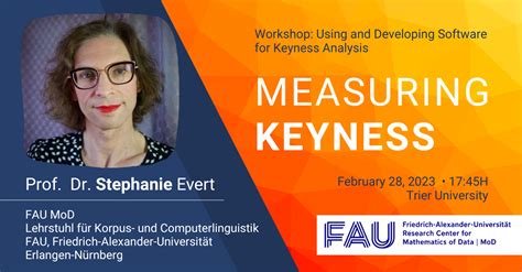 measuring keyness by s evert fau mod