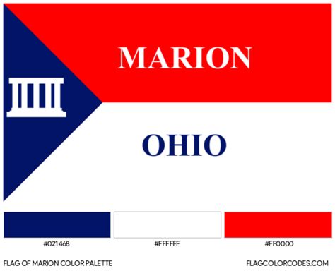 Marion Flag Color Codes