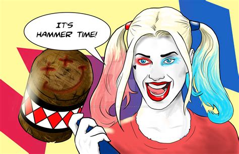 Harley Quinn Hammer Time By Visionarydaydreamer On Deviantart