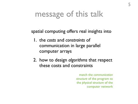 Parallel Sorting On A Spatial Computer Ppt
