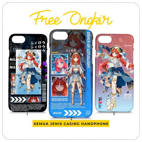 Case Genshin Impact Nilou Custom Casing HP All Type Shopee Philippines