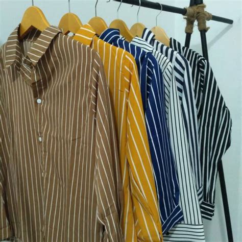 Jual Kemeja Salur Shopee Indonesia