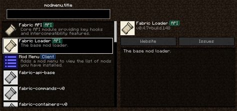 Minecraft Fabric API
