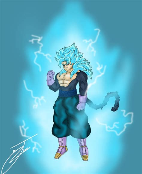 Vegetto Ssj4 Blue Ki Version By Mrjhons900 On Deviantart