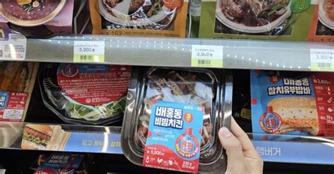 편의점 Cu 농심 손잡고 배홍동 소스 간편식 6종 출시