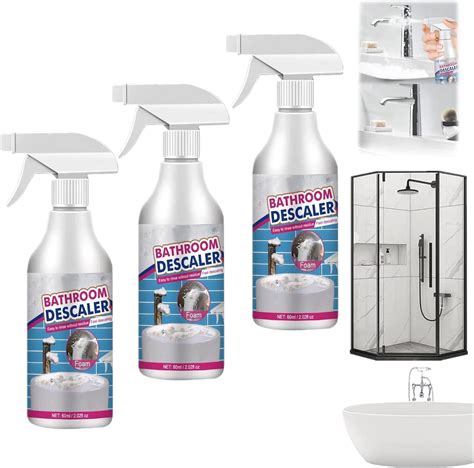 Bathroom Descaler Cleaner Powerful Stubborn Stains Cleaner Stubborn