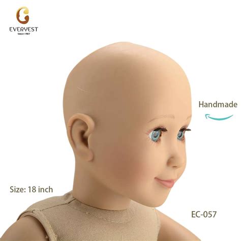 Nude American Girl Doll With Fabric Cloth Body Nude American Girl Doll