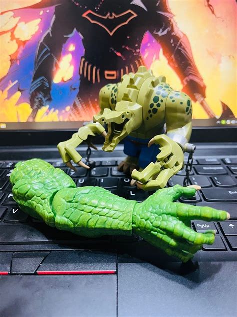 Mattel Batman Killer Croc Cnc Part And Alfred Extra Head Hobbies