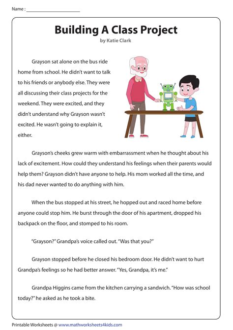 Building A Class Project Worksheet Zone