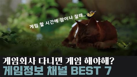알아두면 실무에 도움 안되는 게임 유튜브 채널들 Youtube