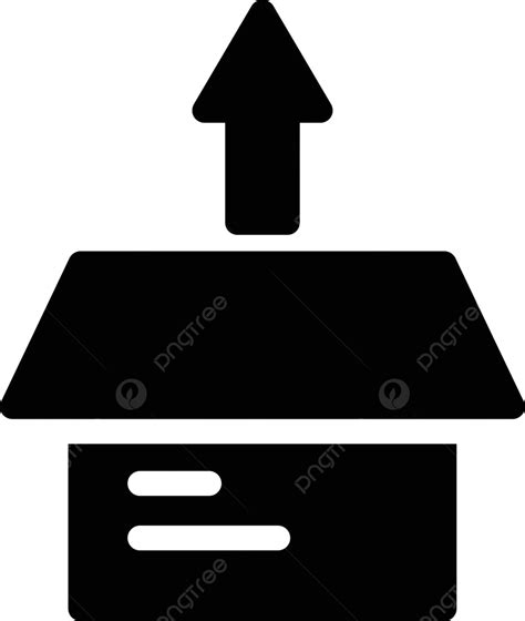 Box Illustration Arrow Open Vector Illustration Arrow Open Png And