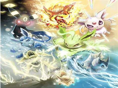 Eevee Evolutions Hd Wallpaper Pxfuel