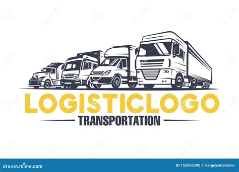 Logotipo Log stico Transporte Ilustración del Vector Ilustración de insignia concepto