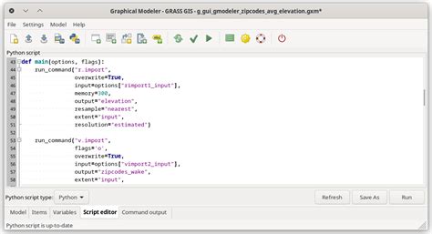 Wxgui Graphical Modeler Grass Gis Manual