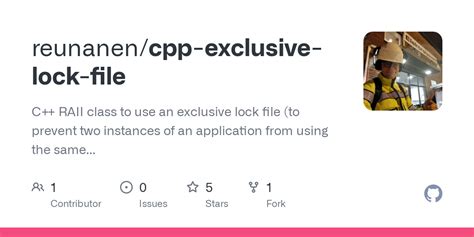 Github Reunanen Cpp Exclusive Lock File C Raii Class To Use An