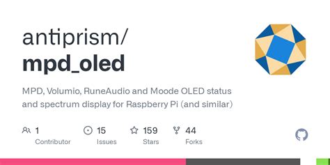 Github Antiprismmpdoled Mpd Volumio Runeaudio And Moode Oled