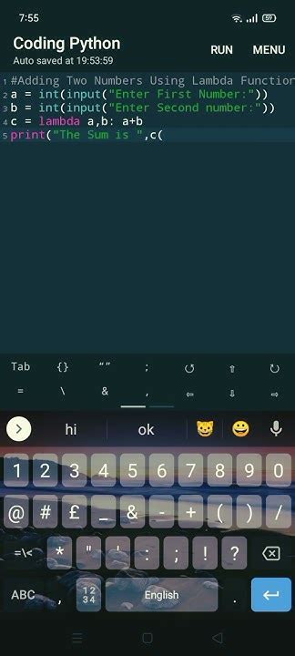 Add Two Numbers Using Lambda Function In Python Youtube