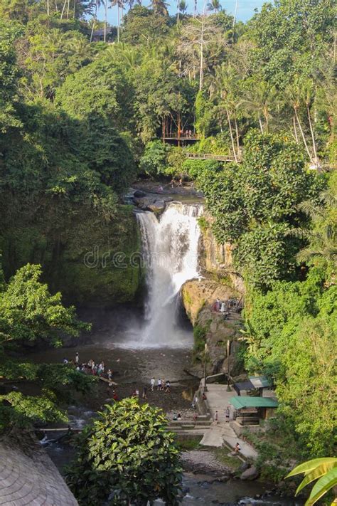 Tegenungan Waterfall Ubud Bali Indonesia Editorial Image Image Of