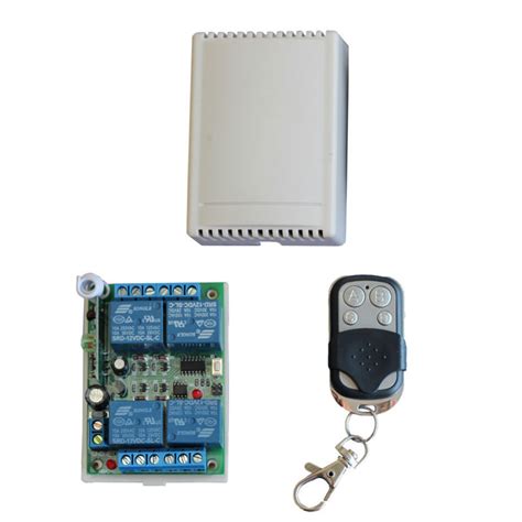 4 Interruptor Relé Inalámbrico Control Remoto De Hasta 10