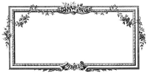 French Frames Beautiful The Graphics Fairy