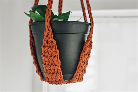 Easy Plant Hanger Free Crochet Pattern The Turtle Trunk
