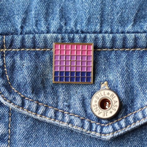 Bisexual Pride Pin Lgbt Pride Series Bisexual Pride Enamel Etsy