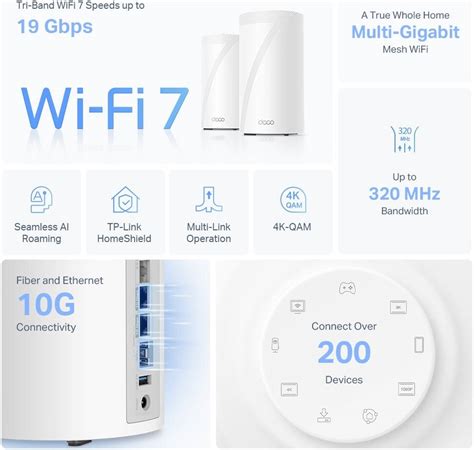 Tp Link Tri Band Wifi Be Whole Home Mesh System Deco Be Stream Gbps G
