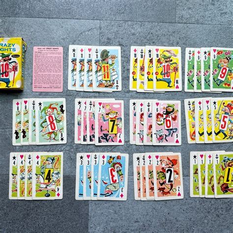 Whitman Crazy Eights Etsy