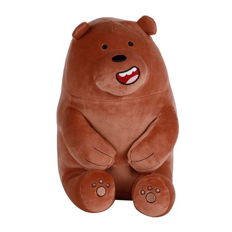 Miniso We Bare Bears Plush Grizzly Festival Series St