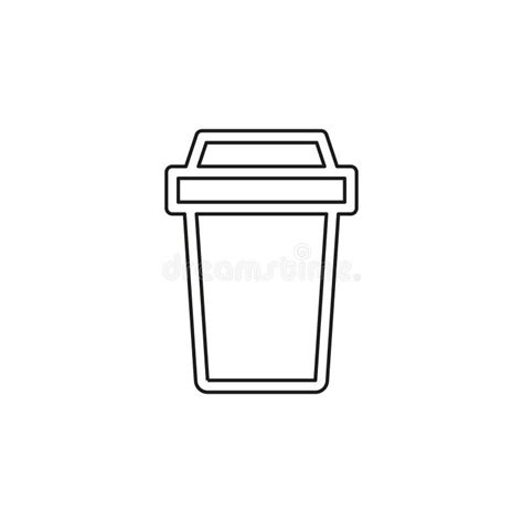 Vector Disposable Paper Cup Coffee Drink Icon Stock Vector Illustration Of Paper Disposable
