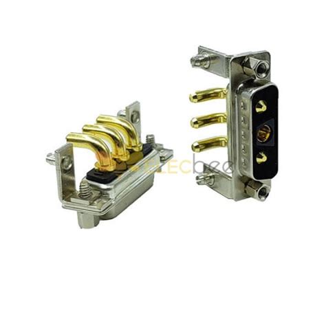 D Sub 3pin Connector Right Angled Male Female Through Hole 3pin 1 Row