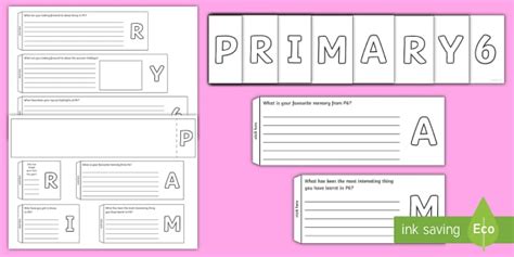 Primary 6 Write Up Booklet Professor Feito Twinkl