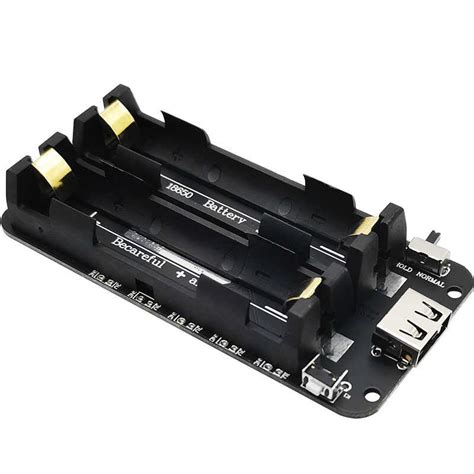 Two 18650 Lithium Batteries Esp32 Expansion Board V8 Mobile Power