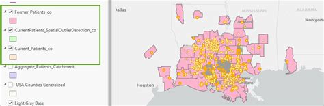 Solved Selecting Polygons From Several Layers Of Points Esri Community