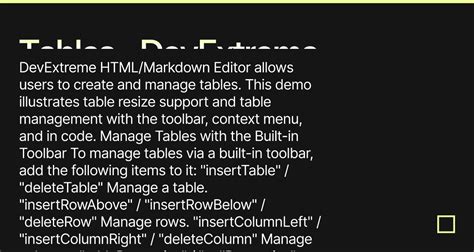 Tables Devextreme Html Editor Codesandbox