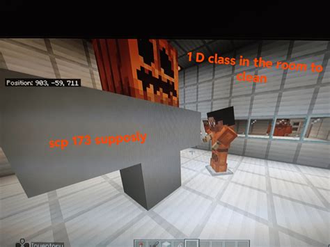 Scp 173 New Containment Cell Idea In Minecraft Rscp