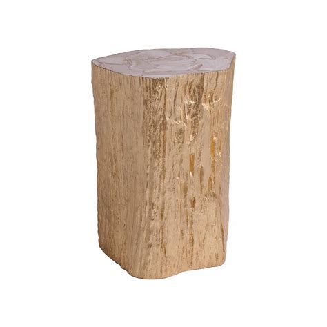 Lexington 15 Trunk Segment Leaf Accent Table