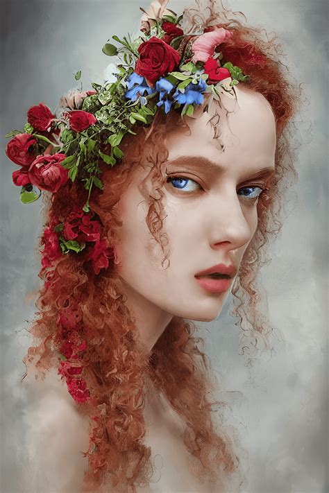Beautiful Swedish Woman With Perfect Cemetery Face · Creative Fabrica