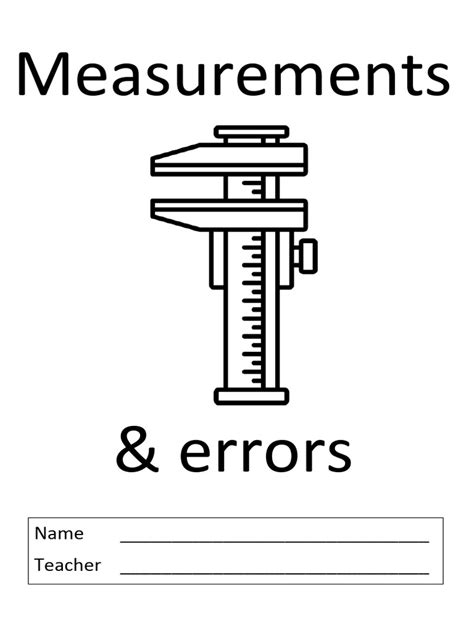 31 Measurements And Their Errors V2 Download Free Pdf
