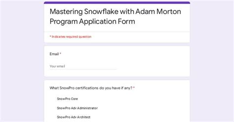 Adam Morton บน Linkedin Mastering Snowflake With Adam Morton Program