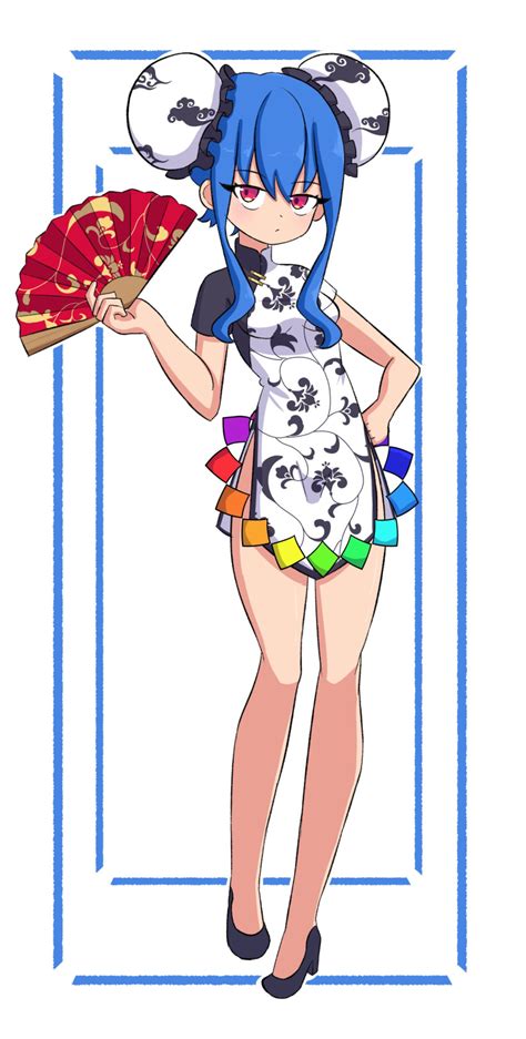 Safebooru 1girl Absurdres Adapted Costume Alternate Hairstyle Black