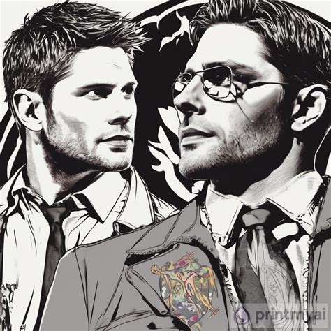 Dean Winchester And Lucifer Supernatural Easter Printmyai