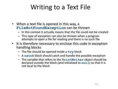 PPT Writing To A Text File PowerPoint Presentation Free Download ID 2359493