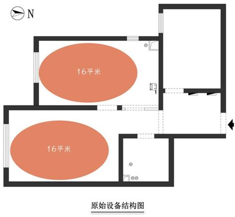 「案例精選」客廳臥室互換位置，用開放式廚房釋放更多空間 每日頭條