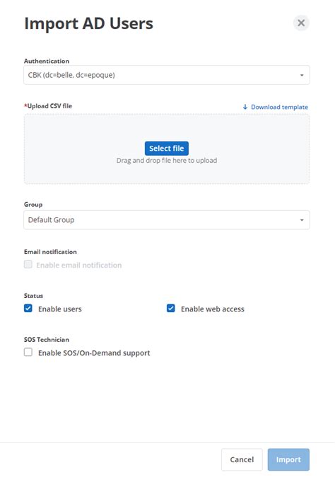 Bulk Import User Accounts Splashtop On Prem Support