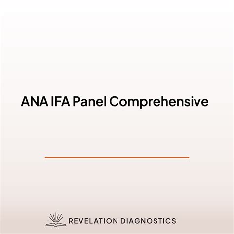 Ana Ifa Panel Comprehensive Revelation Diagnostics